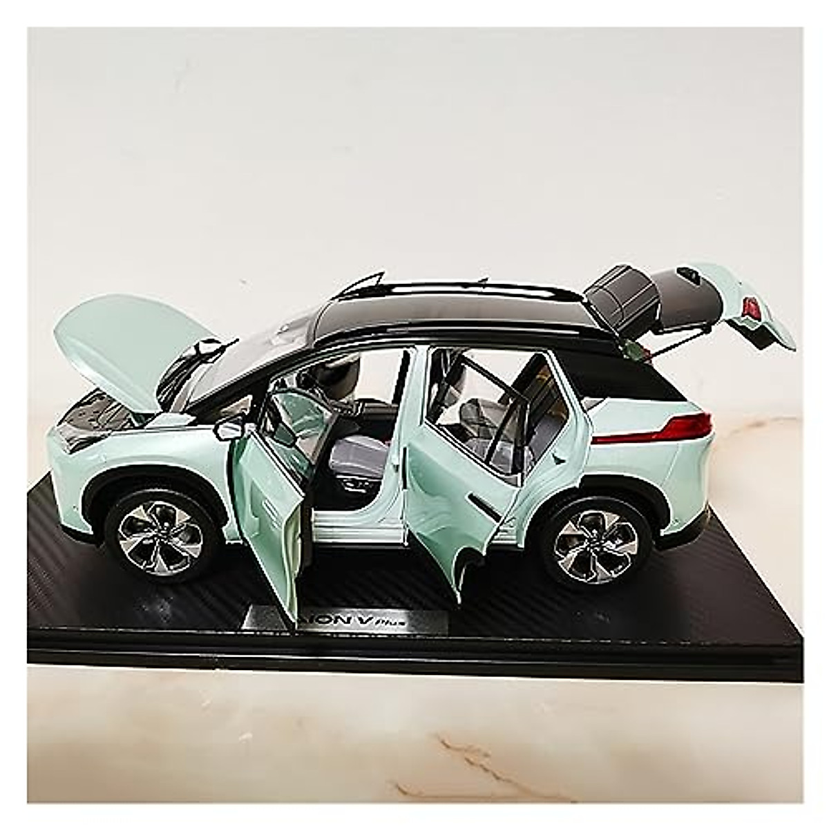HAYCHE Alloy Resin Car Vehicle Model 1 18 Fit for Aean V Plus New Energy Die Cast Scale Model Alloy Simulation Car Metal Hobby Collection Gift Festive Deluxe Gift