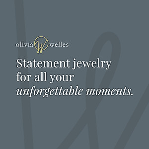 Olivia Welles Statement Crystal Bracelet for Women, Stretchy Versatile Adjustable Bracelet for Any Occasion or Fashion Event