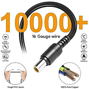 MJPOWER Car Charger Compatible with BLUETTI Car Charging Cable EB3A / EB70 / EB70S Portable Power Station 6.6 Feet 16AWG UL Certified DC Power Cord & 15A Fuse