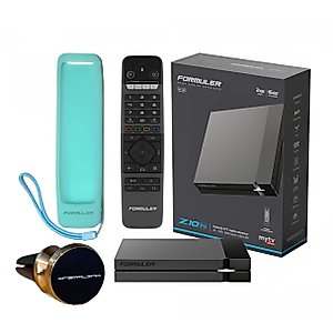Dreamlink/Formuler Formuler Z10 Pro Android 10 Dual Band 5G LAN 2GB Ram 16GB ROM 4K + Extra Magnetic Phone Car Mount + Extra Silicone Case Cover for Remote Control