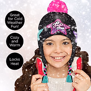 Nickelodeon Girls Winter Hat and Kids Gloves Set, That Girl Lay Lay Beanie For Ages 4-7