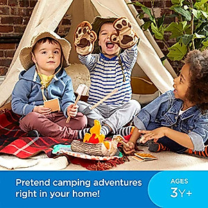 Fisher-Price S'more Fun Campfire, 18-Piece Pretend Playset [Amazon Exclusive]