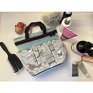 ROMYtendency Shower caddy, mesh shower tote bag, multi storage bath caddy with Shower ball set