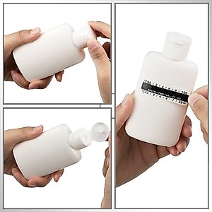 12 Pieces Urine Test Complete Kit Include Empty Bottles with Temperature Test Strip Urine Test Strip Portable Travel Bottle Adhesive Thermometer Strip for Urine Testing (Novel Style)