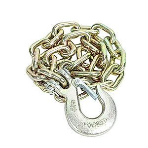 PPFFWK Trailer Safety Chain Grade 70 5/16" x 35",18,800 lbs Break Strength,Heavy Duty Binder Chain