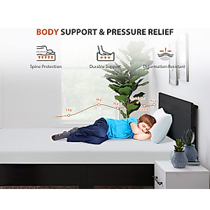 6 inch Full Size Mattress with Cover, Cooling Gel Memory Foam Full Mattress for a Cool Sleep & Pressure Relief, Medium Firm Mattress Pad Full Mattresses, Bed in a Box, CertiPUR-US Certified