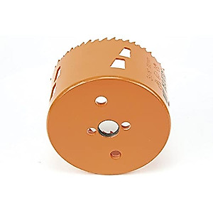 Klein Tools 31958 Bi-Metal Hole Saw, Heavy-Duty 3 5/8-Inch Steel Cutting Hole Saw with Multiple Leverage Points