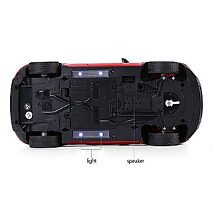 Blue Block Factory 4 x 4 Land Cruiser 1:16 Scale Remote Control, Crimson Red, 10.5" x 4.5"