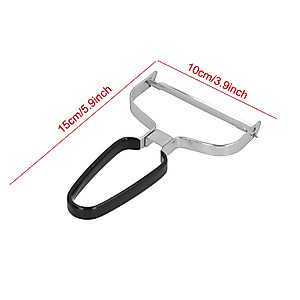 Fruit Potato Peeler Manual Vegetable Peeler, Fruit Potato Peeler Peeling Knife Cucumber Peeling Tool for Carrot for Cabbage (Black)