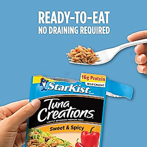 StarKist Tuna Creations, Sweet & Spicy, 2.6 Oz, Packaging May Vary, Pack of 12