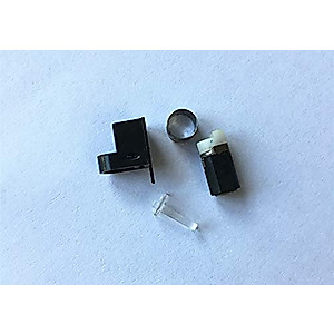 Gametown Axle Hinge Barrel & Hinge Lock Locker with LED Diffuser for 3DS XL LL Console