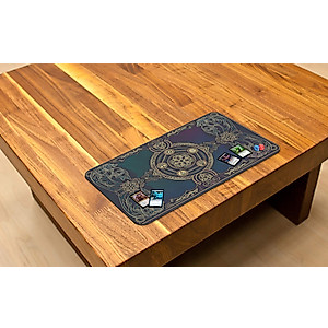 Paramint Lucid Dragon Blast (Stitched) - MTG Playmat - Compatible with Magic The Gathering Playmat - Play MTG, YuGiOh, TCG - Original Play Mat Art Designs & Accessories