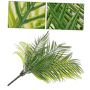 Garneck 1pc Imitation Plants Fake Flowers for Outdoors Faux Greenery Outdoor Plants Faux Wheat Grass Plastic Wheat Grass Artificial Outdoor Plants Miniature Plant Decor Home Adornment Palm