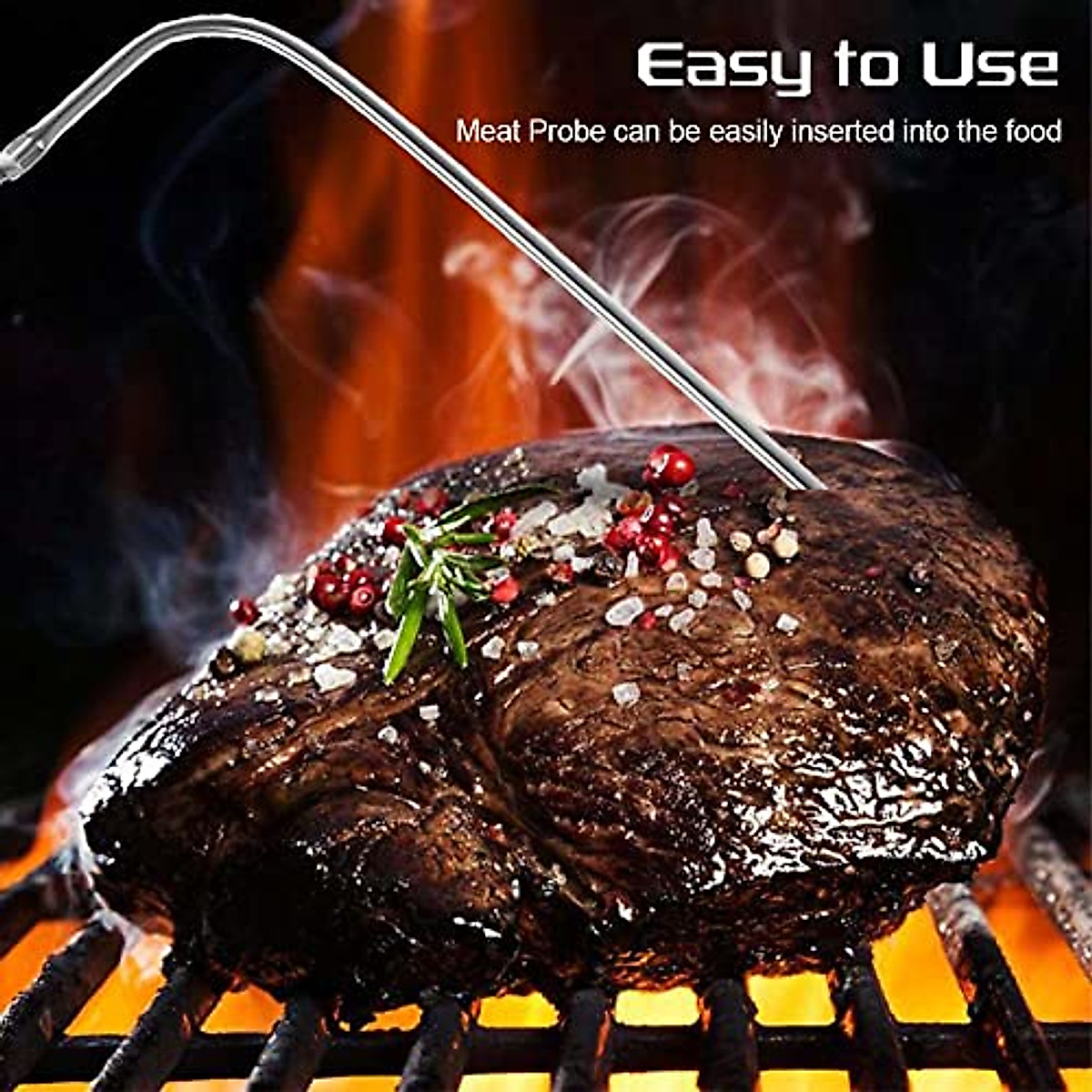 2 Pack Meat Probe Replacement for Masterbuilt Gravity Series Grills