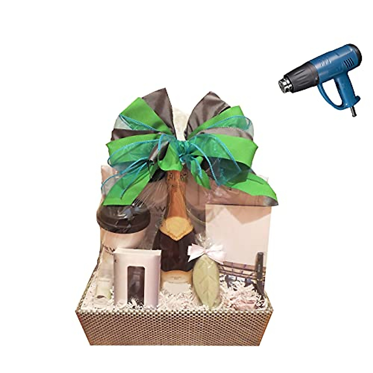 Holvyt Extra Large Clear Shrink Wrap Basket Bags, 20 Pack 20"x 28" Cellophane Wrap Plastic Package for Baskets and Gifts Shrink Packaging Project Bags