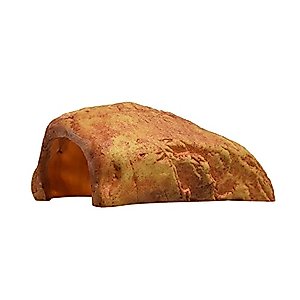 JIHAQUA Reptile Rock Hide Cave Hiding Place for Reptiles, Snake Cave and Hides for Snake, Ball Python, Geckos Reptiles (Medium)