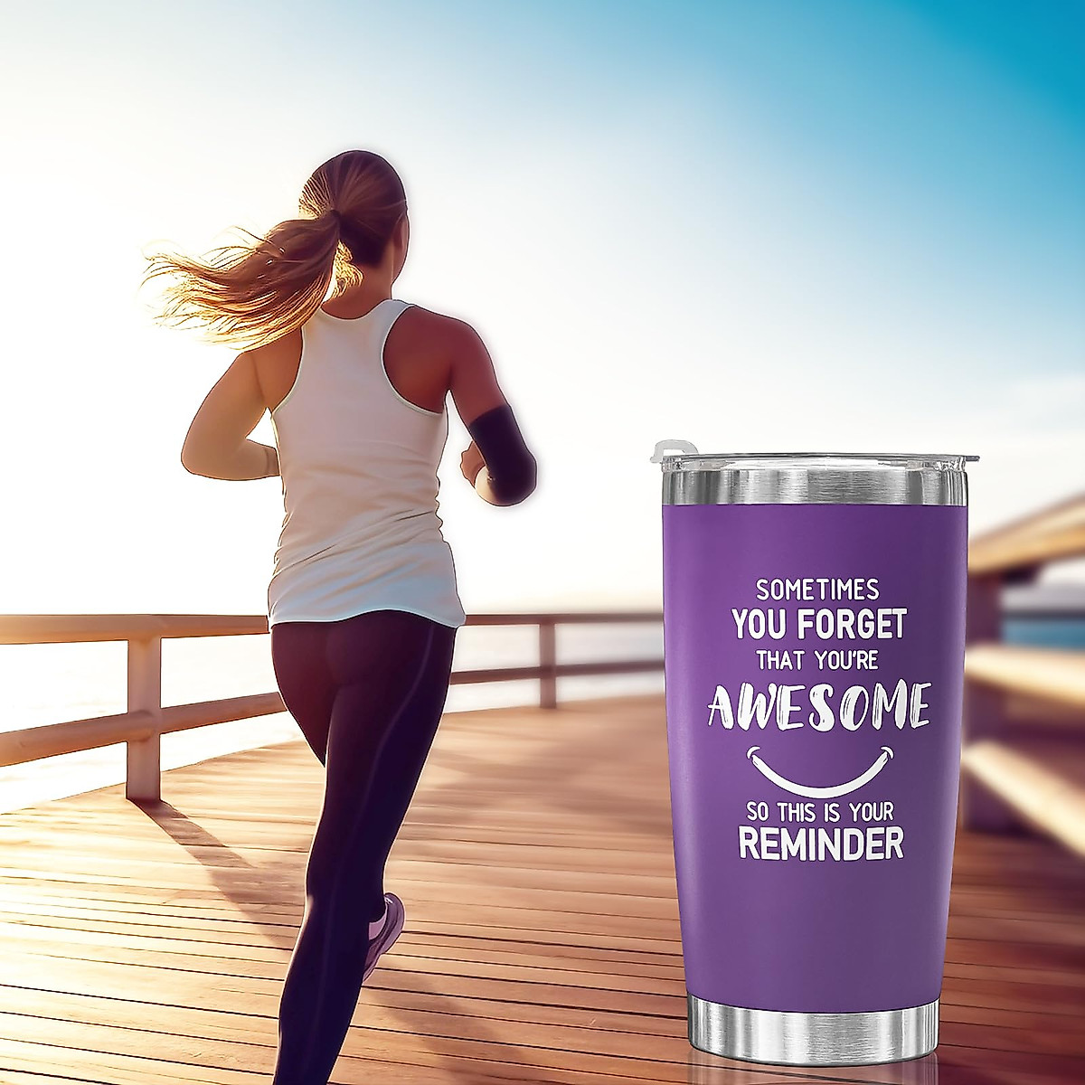 Inspirational Gifts for Women - Inspirational Tumbler - 20oz Tumbler Inspirational Thank You Gifts for Women, Mom, Wife, Friend - Appreciation,Graduation - Funny Coffee Tumbler