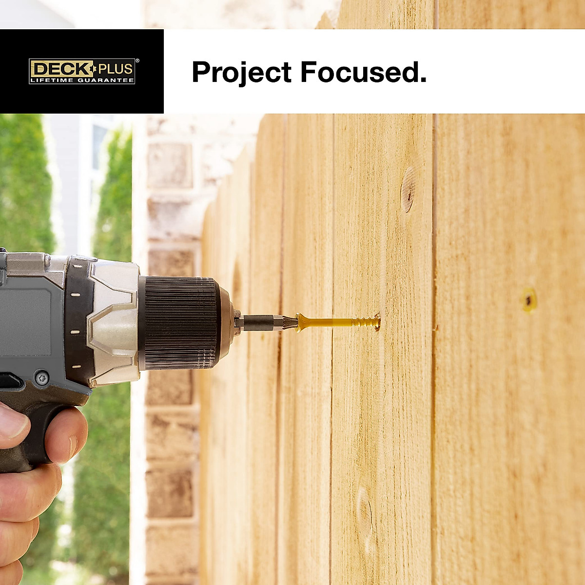 Deck Plus 48419 Wood Screws #10 x 3", Tan, 5lb Box