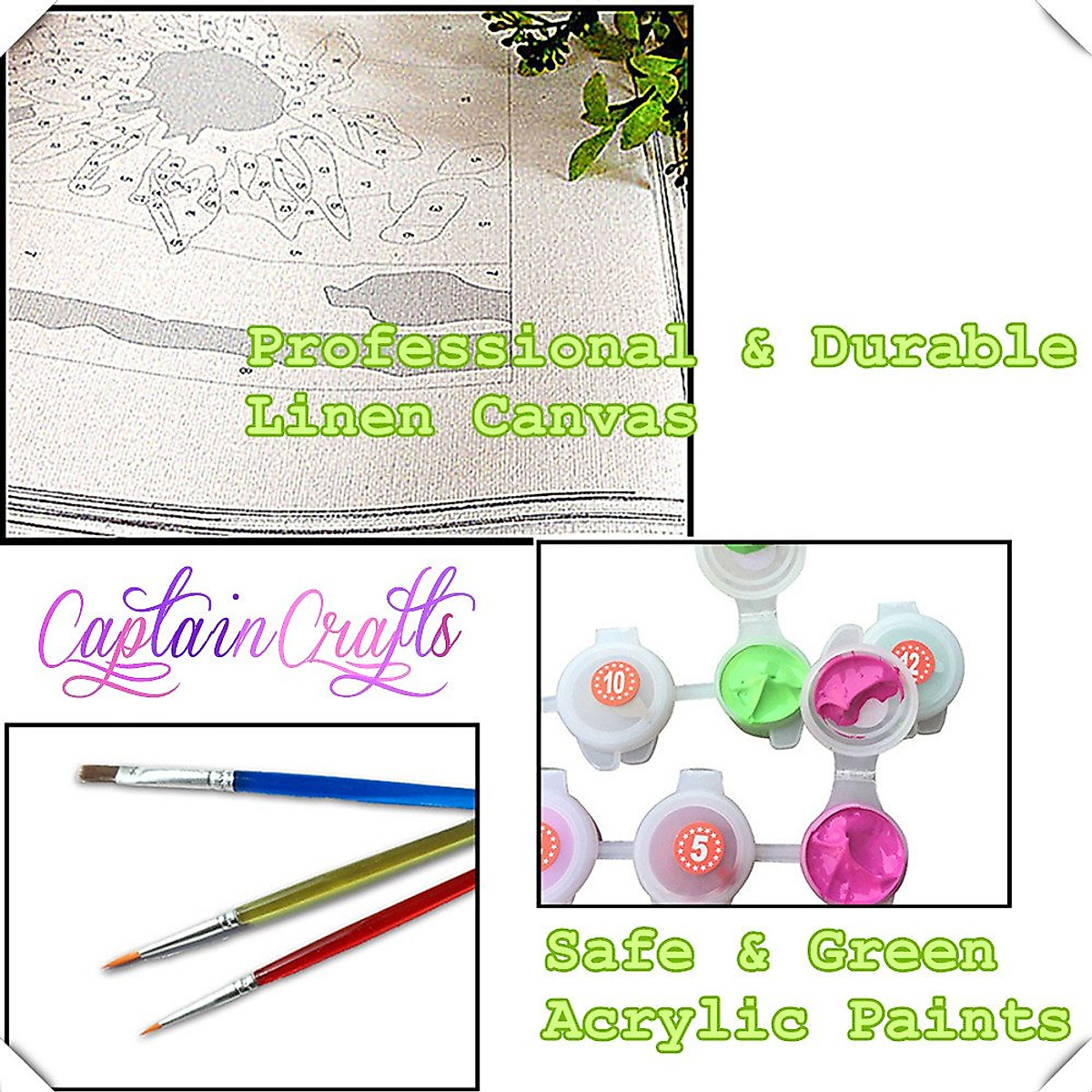 MONDART Paint by Numbers for Adults Beginners Kits DIY Oil Painting Kit Canvas Acrylic Pigment Arts Craft for Home Wall Decor Christmas Gift-Fantasy House 16x20 Inch (NO Frame)