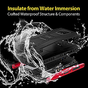 Ulefone Rugged Smartphone Unlocked, Armor 8 4GB + 64GB Android 11, 16MP Triple Waterproof Camera, IP68/IP69K Durable, 6.1 inch HD+, 4G Dual SIM, 5580mAh Battery, NFC, OTG, Fingerprint Face ID, Black