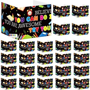 24 Pcs Privacy Boards for Student Desks Chalkboard Classroom Desk Divider Table Desk Privacy Panel Privacy Folders Screen Partition for School Teacher Student Study Test Shield Home Class (Chalkboard)