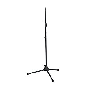Gator Frameworks Standard Tripod Microphone Stand with Adjustable Height and Both 3/8" and 5/8" Adapters (GFW-MIC-2000)