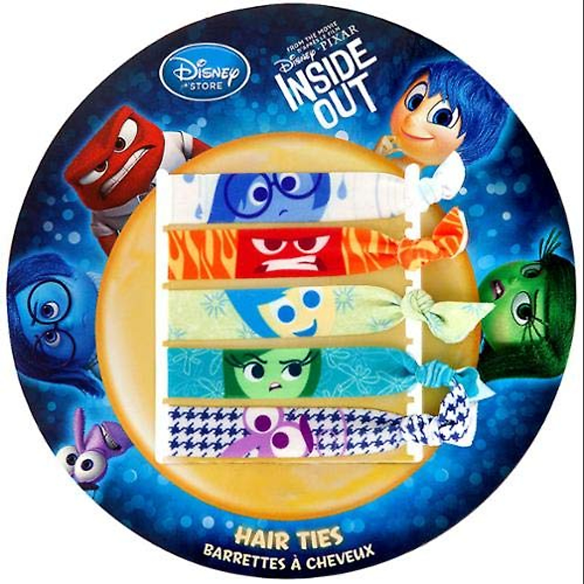Disney / Pixar Inside Out Inside Out Hair Tie Set