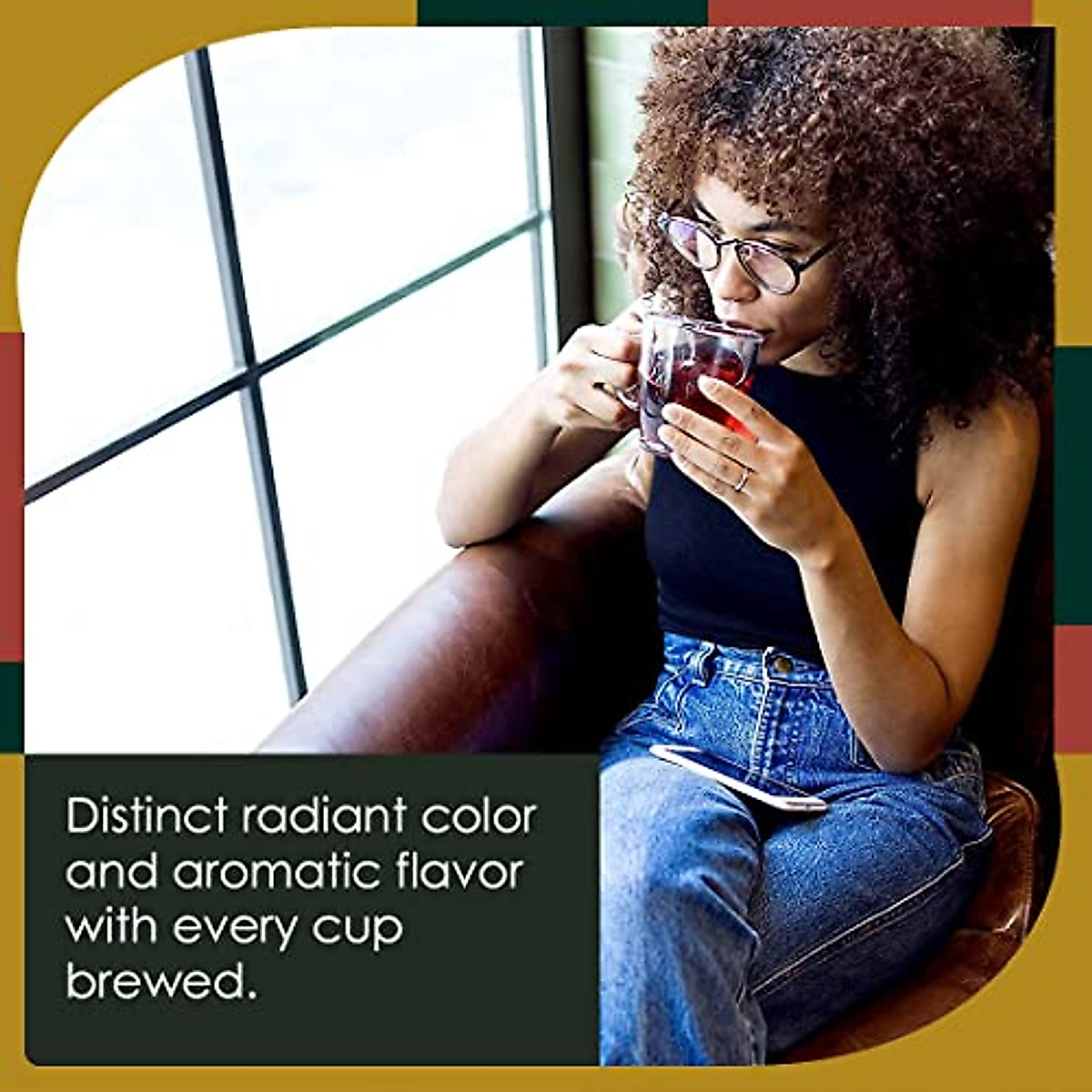 Kericho Gold Black Tea - Rich in Antioxidants - Orange Pekoe Tea - Kenya Origin - Unique Flavor --100 Envelopes Tea Bags (Pack of 1)