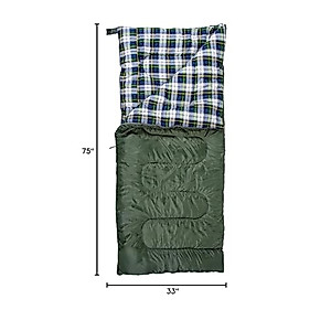Stansport 4 LB. Weekender Sleeping Bag (524-100),Green