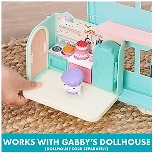 Gabby's Dollhouse, Bakey with Cakey Kitchen with Figure and 3 Accessories, 3 Furniture and 2 Deliveries, Kids Toys for Ages 3 and up