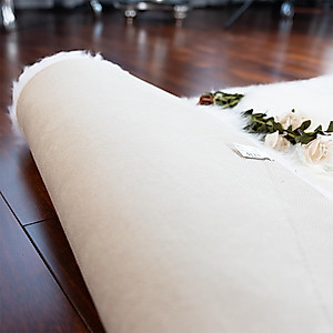 LLB Genuine Sheepskin Rug Plush Soft Throw Area Rug Fur Carpet Fluffy Shaggy Sheepskin Rug for Living Room Kids Bedroom Luxury Home Decor Lambskin Rug Rectangle (Ivory White, 24''x72'')