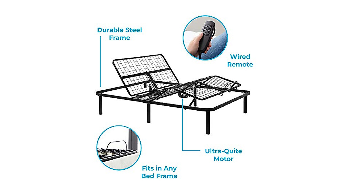 LINENSPA Adjustable Bed Base - Comfort & Convenience