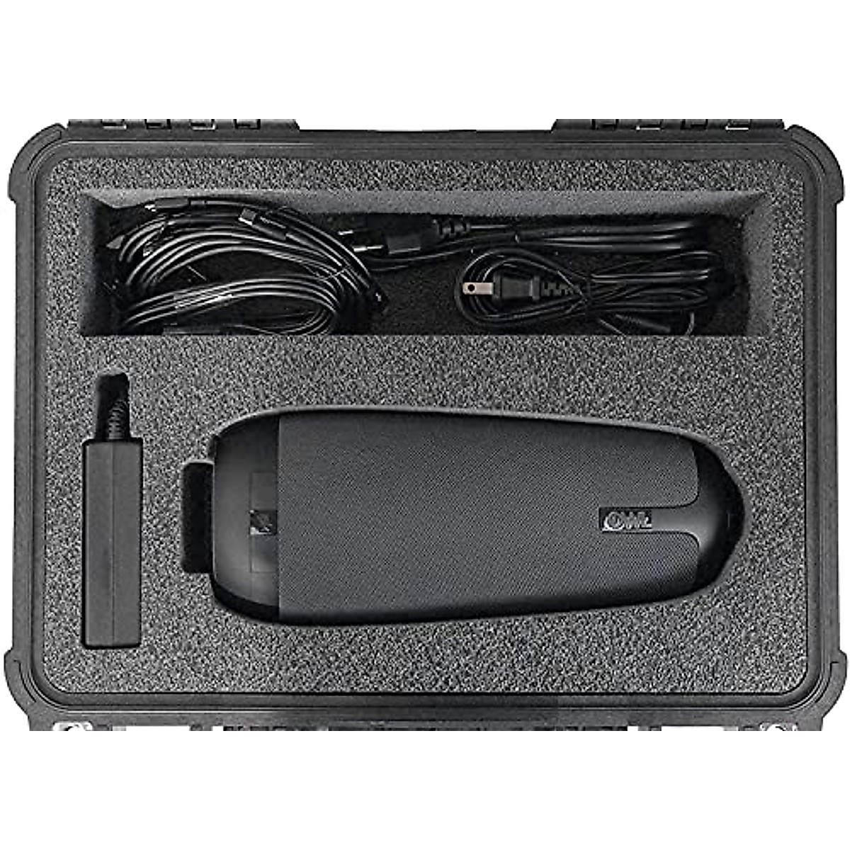 Case Club Case to Fit Meeting Owl - Heavy Duty Waterproof Case Fits Meeting Owl Standard, Pro, 2 or 3- Pre-Cut Foam is Ready To Go Out of The Box- Holds Expansion Mic, Cords, Accessories & Lock Adapter