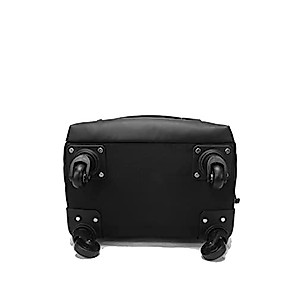 Wheeled Backpack Multifuctional Pull Rod Backpack 21 Inches with Waterproof Cover,Laptop Bag (Blue)