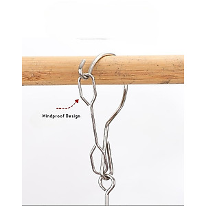 WudTus Sock Dryer Rack, Large Stainless Steel Laundry Drying Rack for Air Drying Sock Hanger, Underwear Hanger, Clothes Hangers (2 Pack Hexagonal)