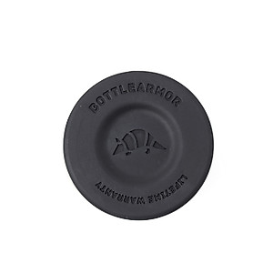 BottleArmor Protective Silicone Boot Sleeve for Yeti Water Bottles with DropShield Technology (Small (fits 12oz to 18oz), Black)