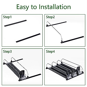 XSUPER Soda Can Organizer for Refrigerator, Self-Pushing Drink Organizer for Fridge, Width Adjustable Drink Dispenser for Fridge Holds Up to 15 Cans, Beverage Water Beer Storage for Kitchen Pantry