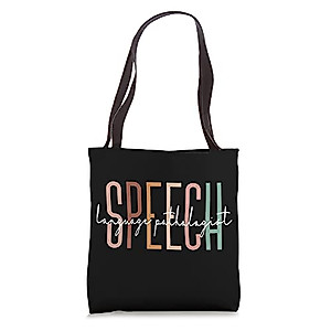 Speech Language Pathologist SLP Speech Therapy Pathology Tote Bag