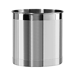 Oggi Jumbo Stainless Steel Utensil Holder, 7"