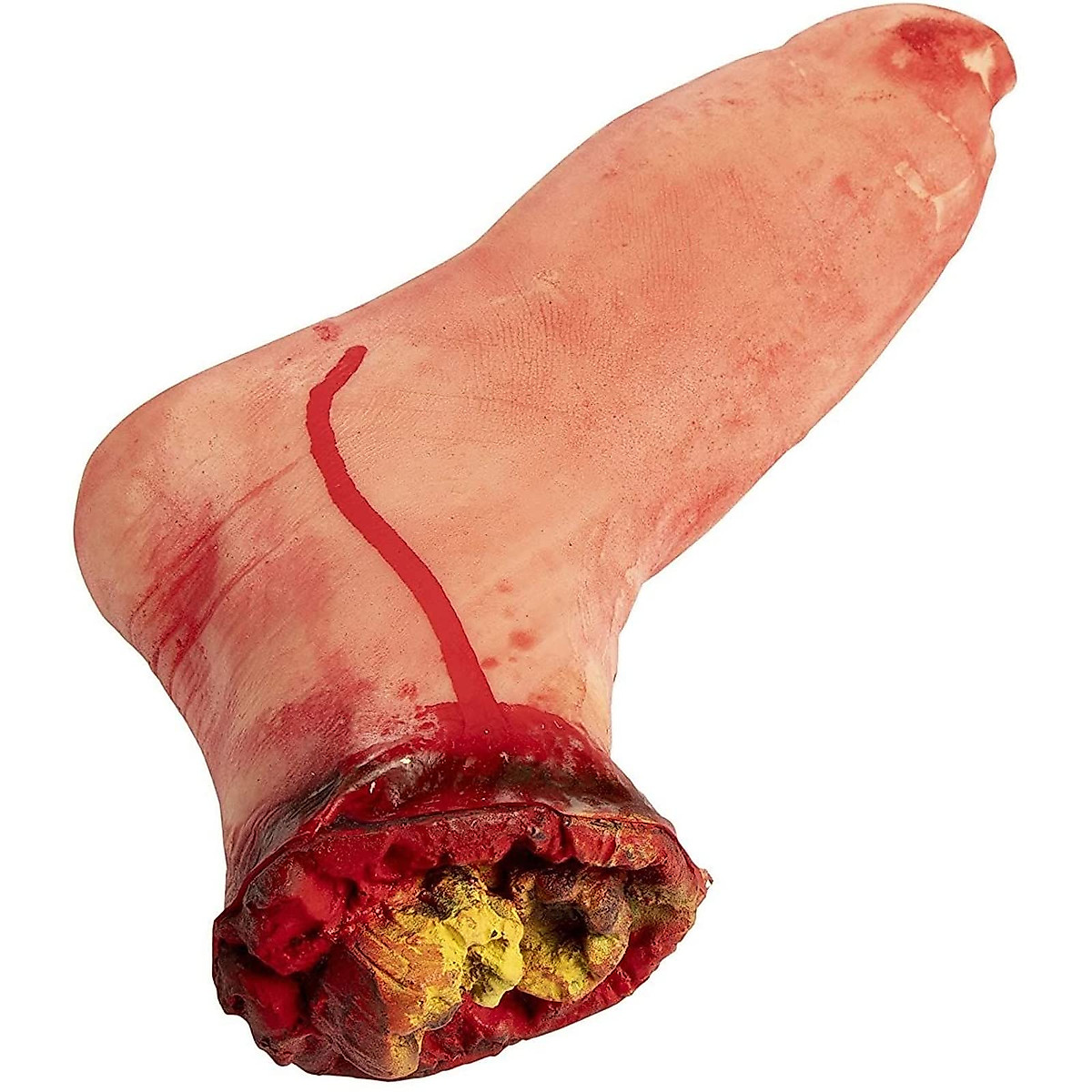 BLUE PANDA Scary Halloween Decorations, 14-Piece Realistic Halloween Body Parts Prop Set for Haunted Houses, Creepy Crime Scene Decor, and Halloween Pranks, Includes Fake Hands, Feet, Fingers