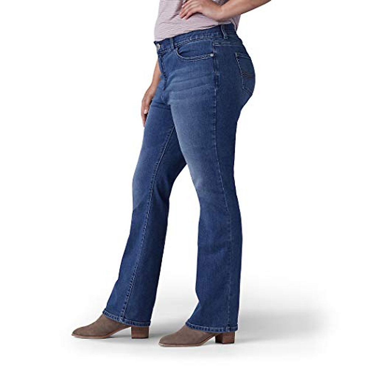 Lee Flex Motion Regular Fit Bootcut Jean, Rayne, 24 Plus
