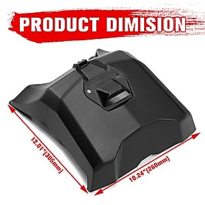 A & UTV PRO Snowmobile Low Profile Battery Compartment Cover Compatible with Ski-Doo Rev Gen4 Freeride Summit Accessories, Replace OEM # 860201505, Black, 1PCS