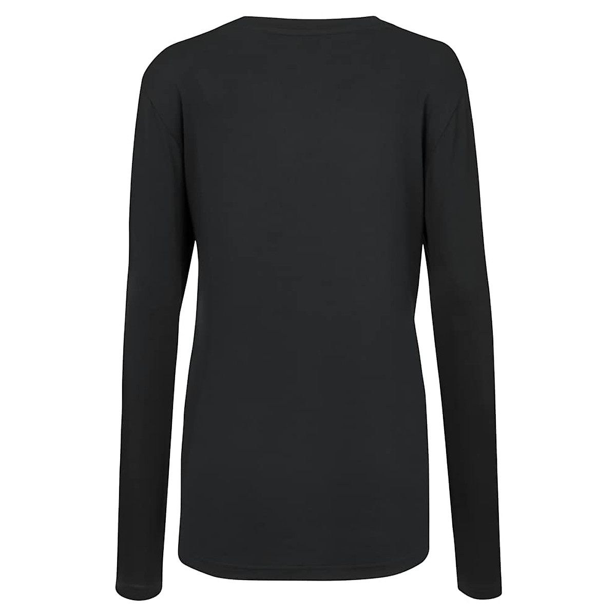 Mizuno womens Long Sleeve Attack Tee Shirt, Black, XX-Small