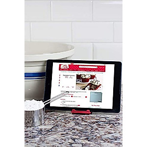 Cestari Recipe Holder Stand for Smartphones and Tablets, Keep Your Phone, Kindle, or iPad Convenient While Cooking - Original Kitchen Gadget Phone and Tablet Stand