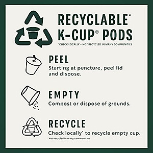 Starbucks Decaf K-Cup Coffee Pods, House Blend for Keurig Brewers, 1 box (40 pods)