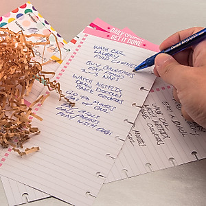 Pentel® R.S.V.P.® Ballpoint Pens, Medium Point, 1.0 mm, Clear Barrel, Assorted Ink Colors, Pack Of 8