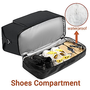 Travel Weekender Bag for Women, Overnight Bag with Shoe Compartment Oversized Travel Duffel Bag Carry On Tote 21"