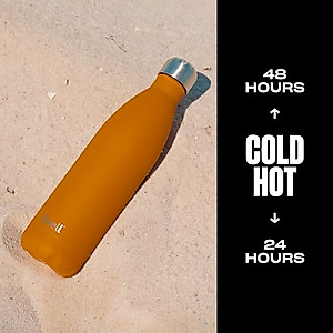 S'well Stainless Steel Water Bottle, 25oz, Golden Hour, Triple Layered Vacuum Insulated Containers Keeps Drinks Cold for 48 Hours and Hot for 24, BPA Free, Perfect for On the Go