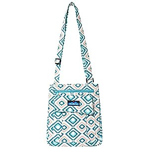 KAVU Keeper Semi Padded Sling Canvas Crossbody Bag - Sunset Diamond