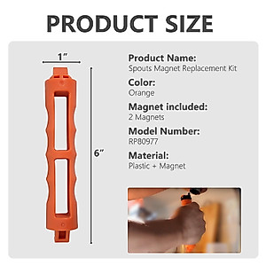 ZNTVW RP80977 Plumbing Magnet Replacement Kit Compatible with Delta Kitchen Faucet, Faucet Cleaning Magnet Installation And Removal Tool